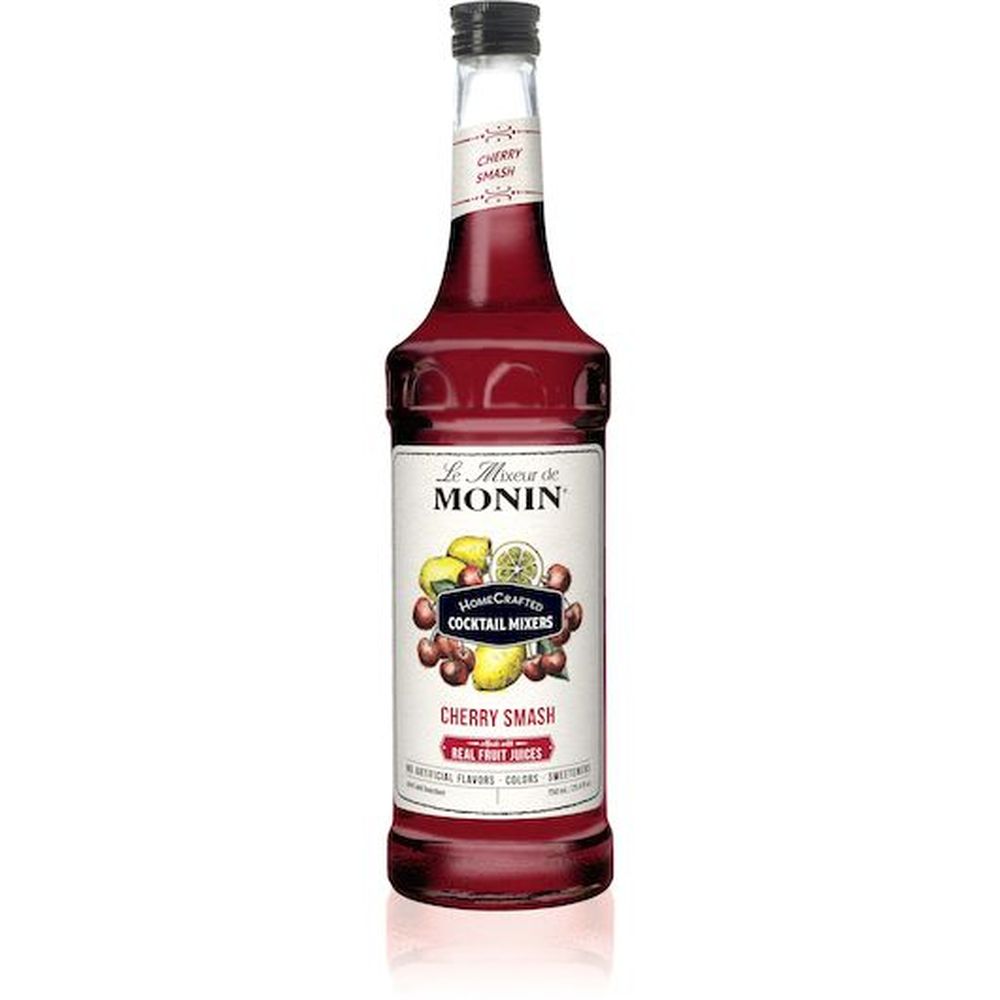Monin Cherry Smash Cocktail Mixer, 750 Milliliter -- 6 per case