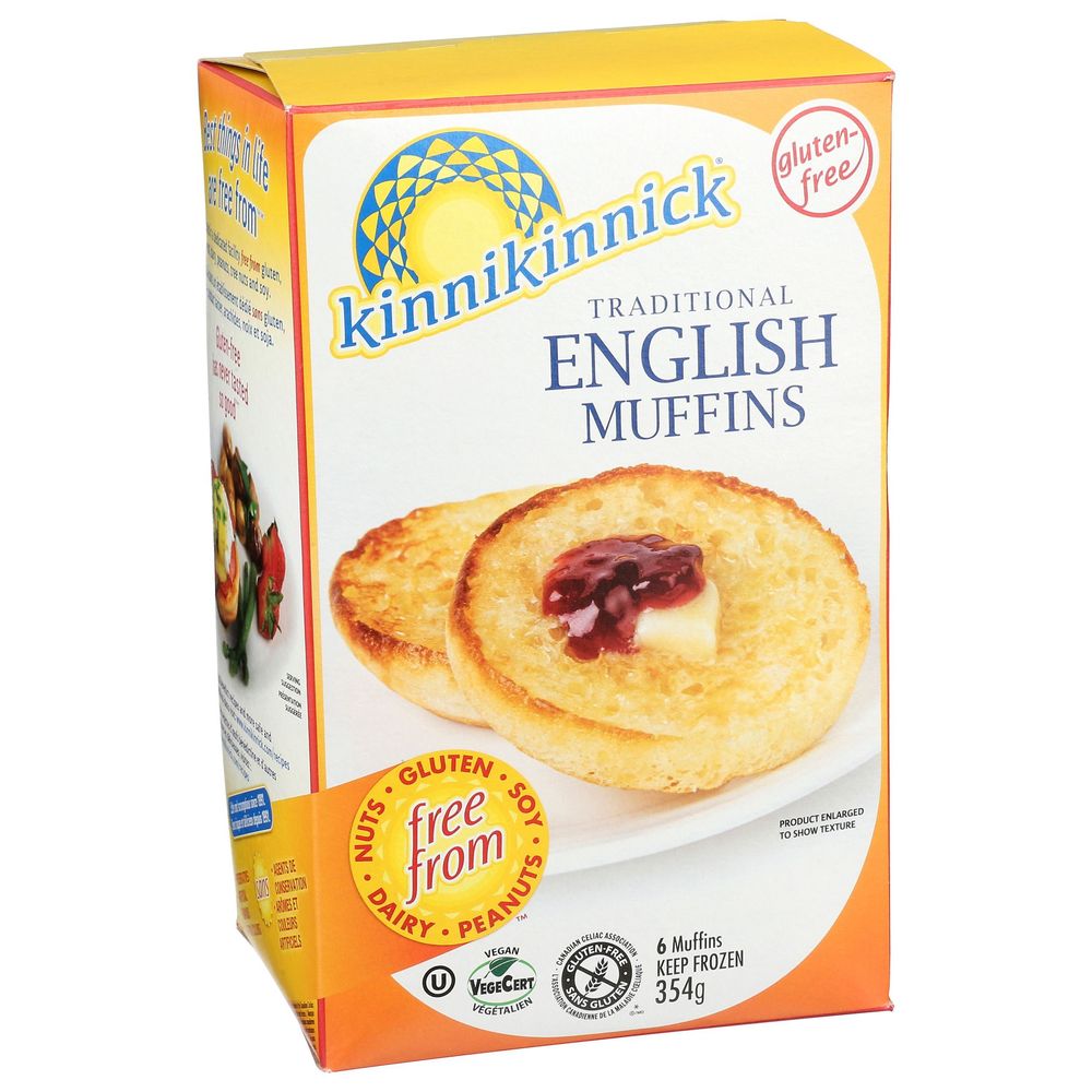 Kinnikinnick Traditional English Muffins | FoodServiceDirect