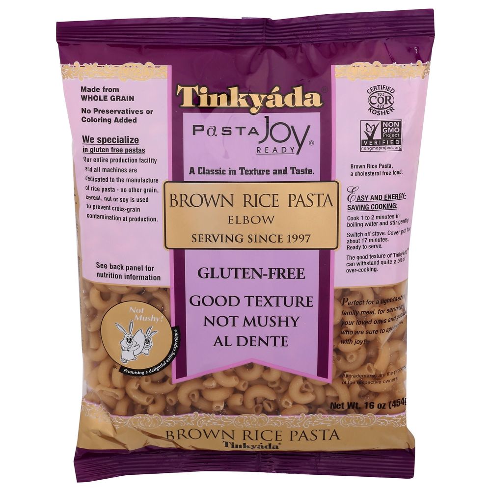 Tinkyada Brown Rice Elbow Pasta, 16 Ounce -- 12 per case