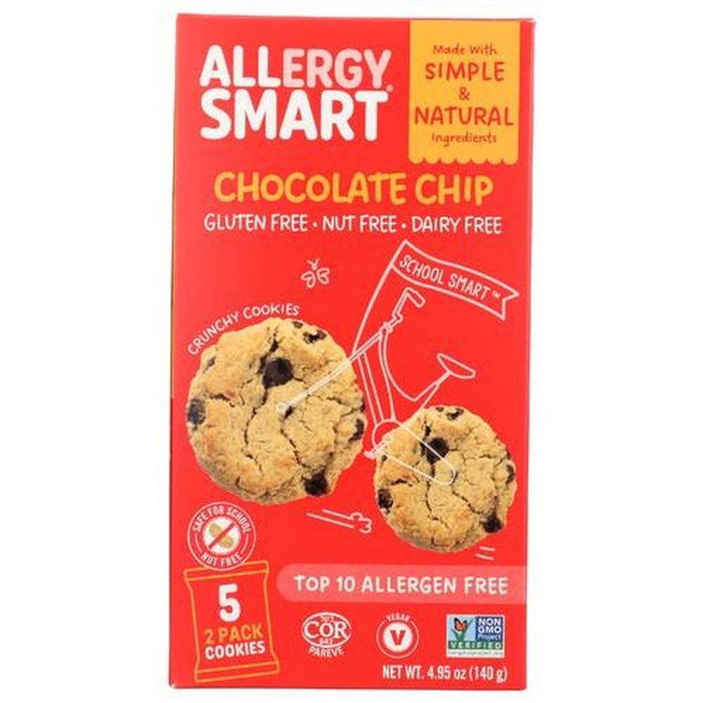 Allergy Smart Chocolate Chip Cookies, 4.95 Ounce -- 6 per case