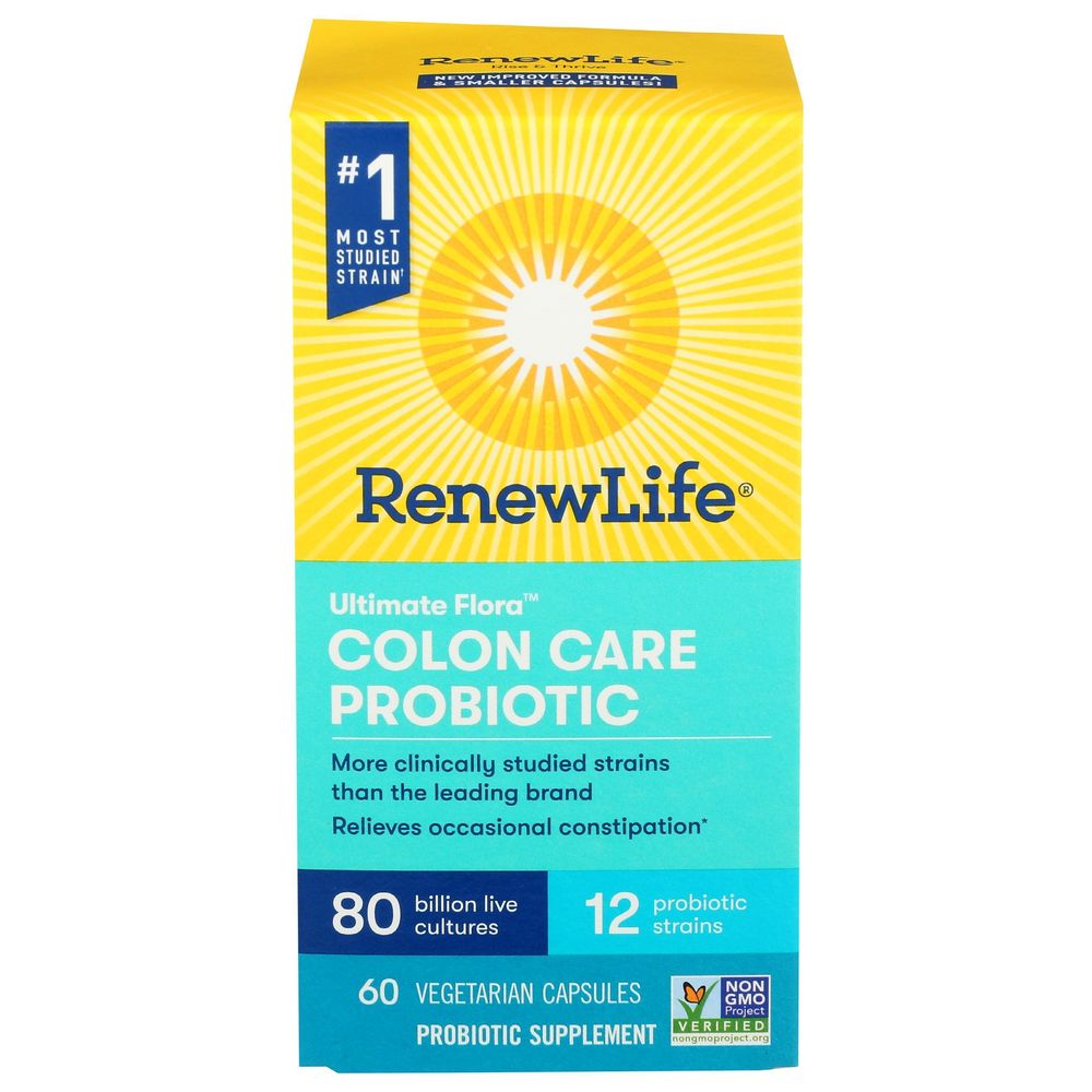 Renew Life Ultimate Flora Probiotic Colon Care Probiotic Supplement ...