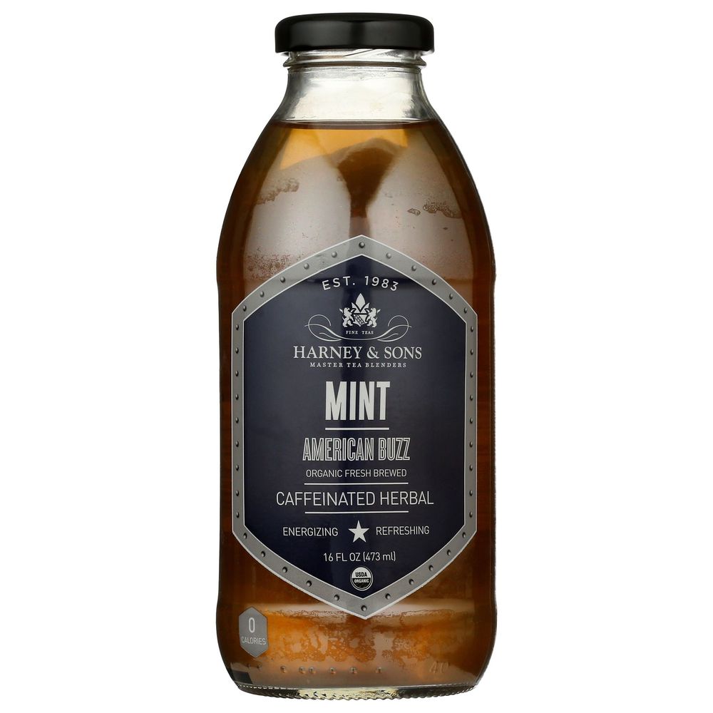Harney and Sons American Buzz Mint Iced Tea, 16 Fluid Ounce -- 12 per case
