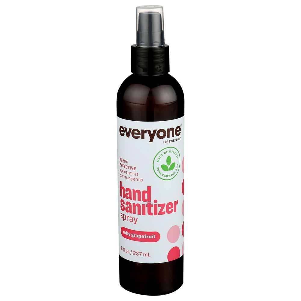 Everyone Ruby Grapefruit Hand Sanitizer Spray, 8 Fluid Ounce