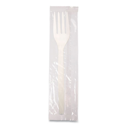 WNA EcoSense Renewable Plant Starch Individually Wrapped Fork, 7 inch ...