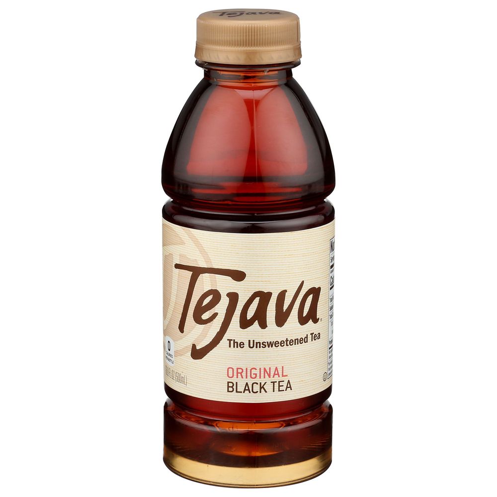 Tejava Original Unsweetened Black Tea, 16.9 Fluid Ounce -- 12 per case