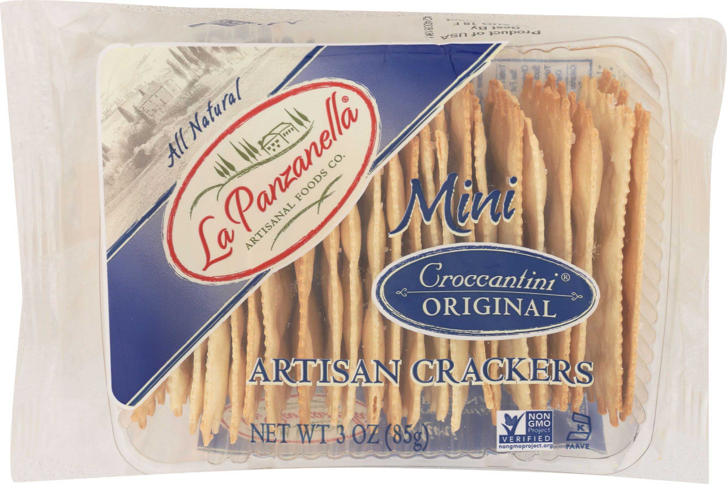 La Panzanella Croccantini Mini Original Artisan Crackers ...