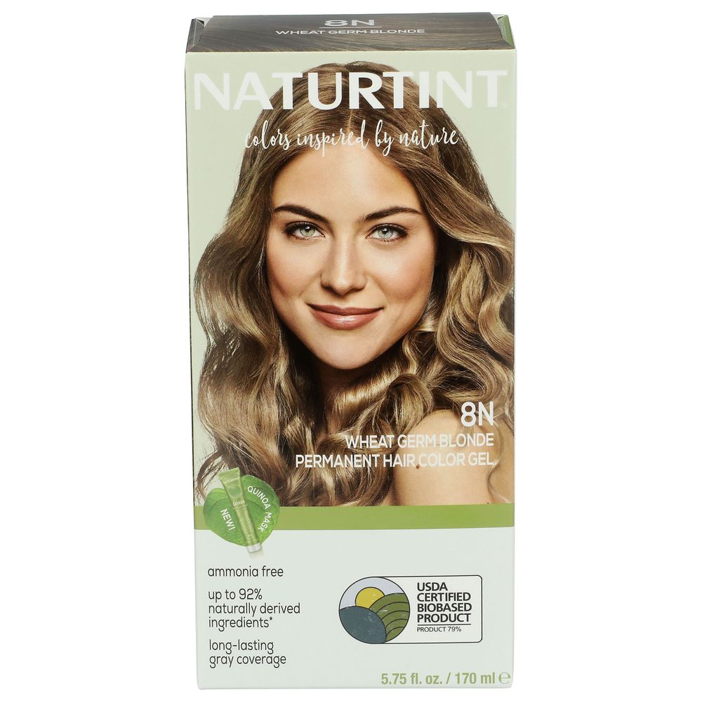 Naturtint 8N Wheat Germ Blonde Permanent Hair Color, 5.75 Fluid Ounce | FoodServiceDirect.com ...