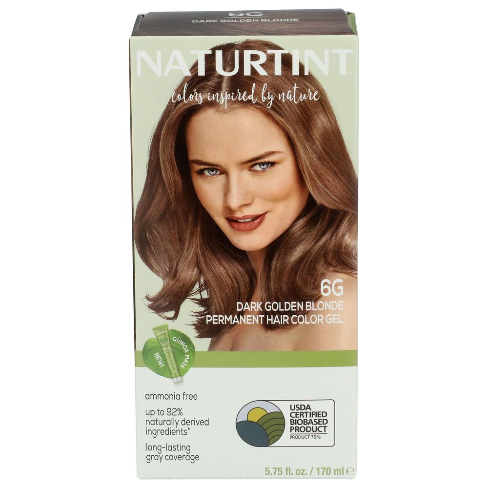 Naturtint 6G Dark Golden Blonde Permanent Hair Color, 5.75 Fluid Ounce
