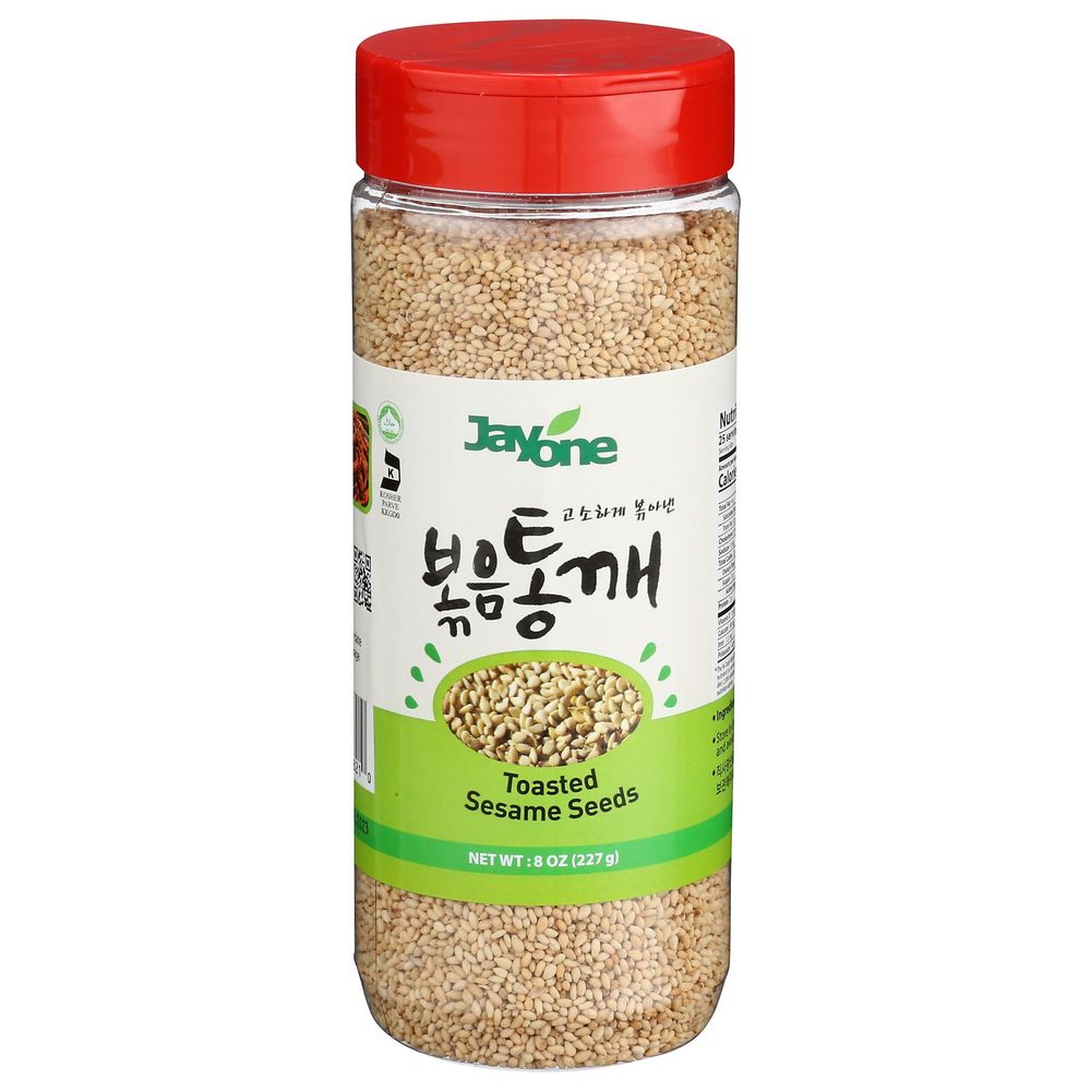 Jayone Toasted Sesame Seeds, 8 Ounce -- 12 per case