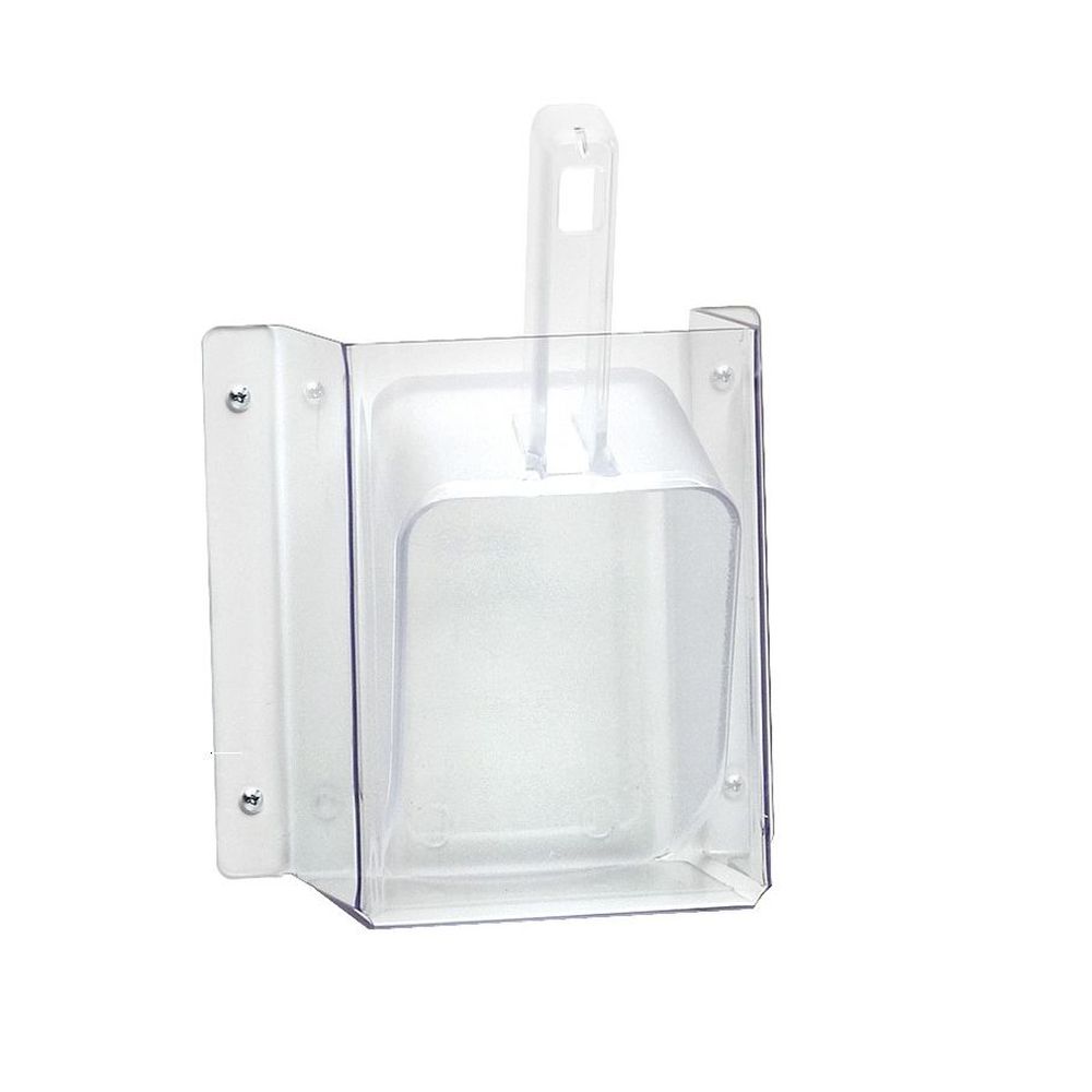 Cal-Mil Polycarbonate Wall Mount Scoop Guard, 32 Ounce.