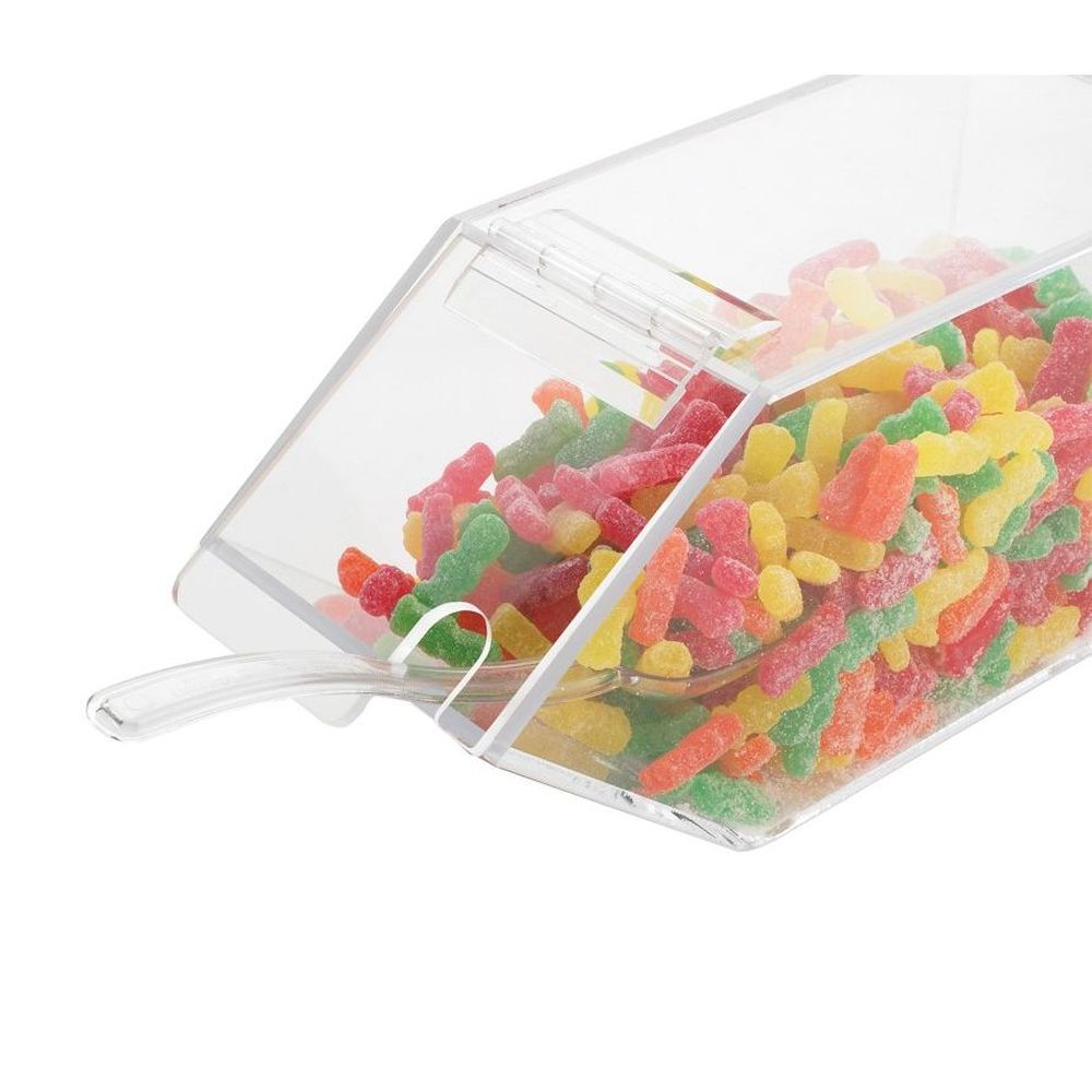 Cal-Mil Classic Acrylic Stackable Topping Dispenser with Notch Lid, 4.5 ...