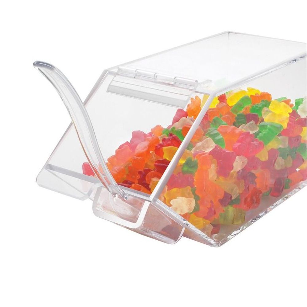 Cal-Mil Classic Acrylic Stackable Topping Dispenser with Holster, 4.5 x ...