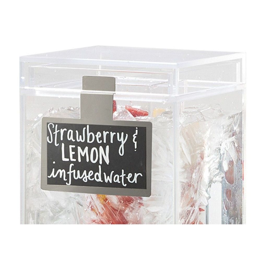 Cal-Mil Chalkboard Write On Beverage Sign, 3 x 5 inch -- 3 per case