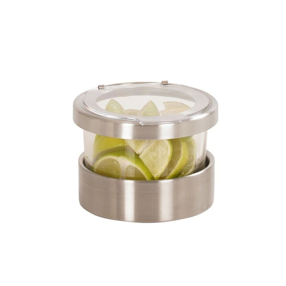 Cal-Mil 16 Ounce Mixology Jar with Hinged Stainless Steel Lid, 4.625 ...