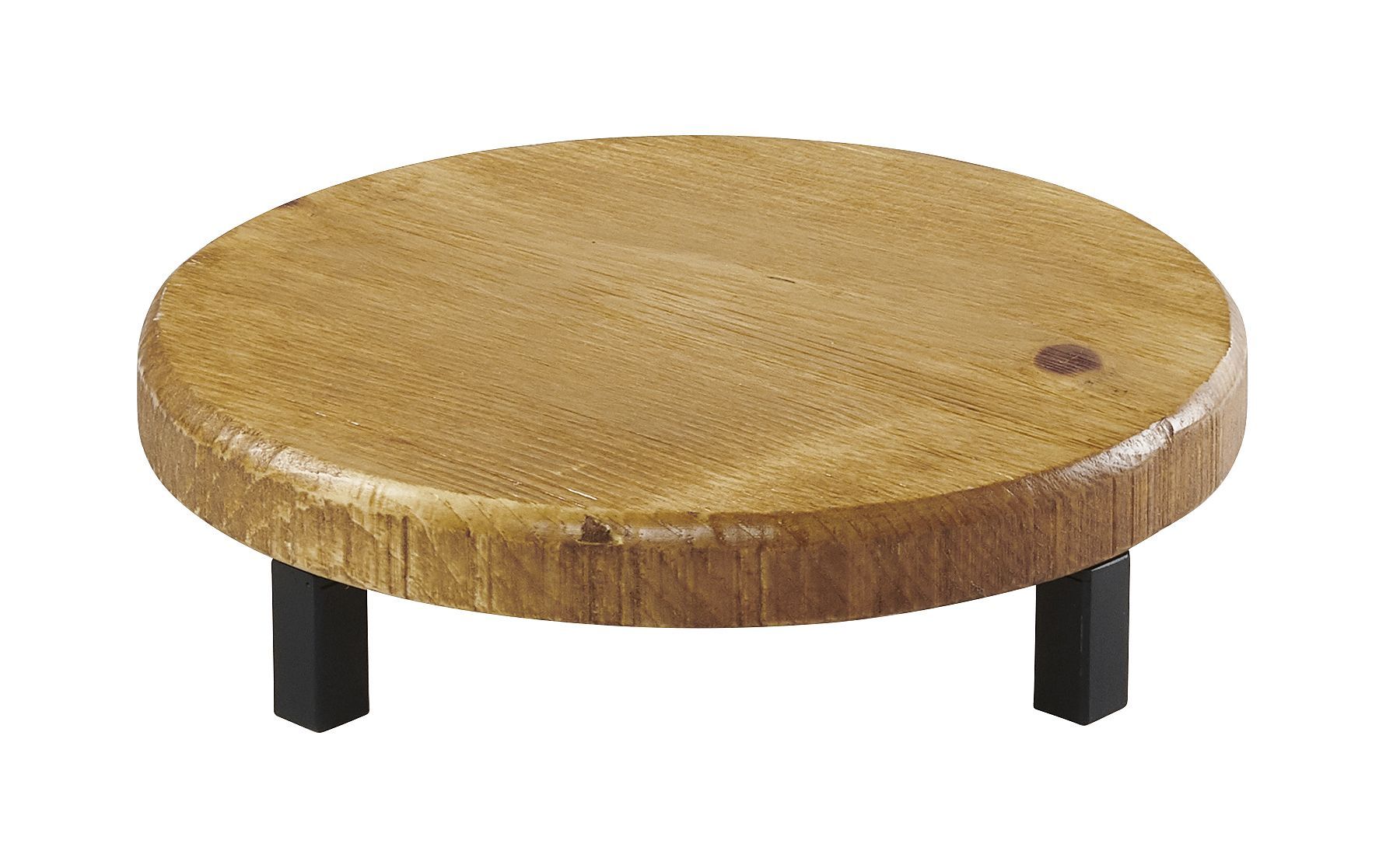 Cal Mil Madera Round Wood Riser, 12 inch Dia. x 3 inch Height ...