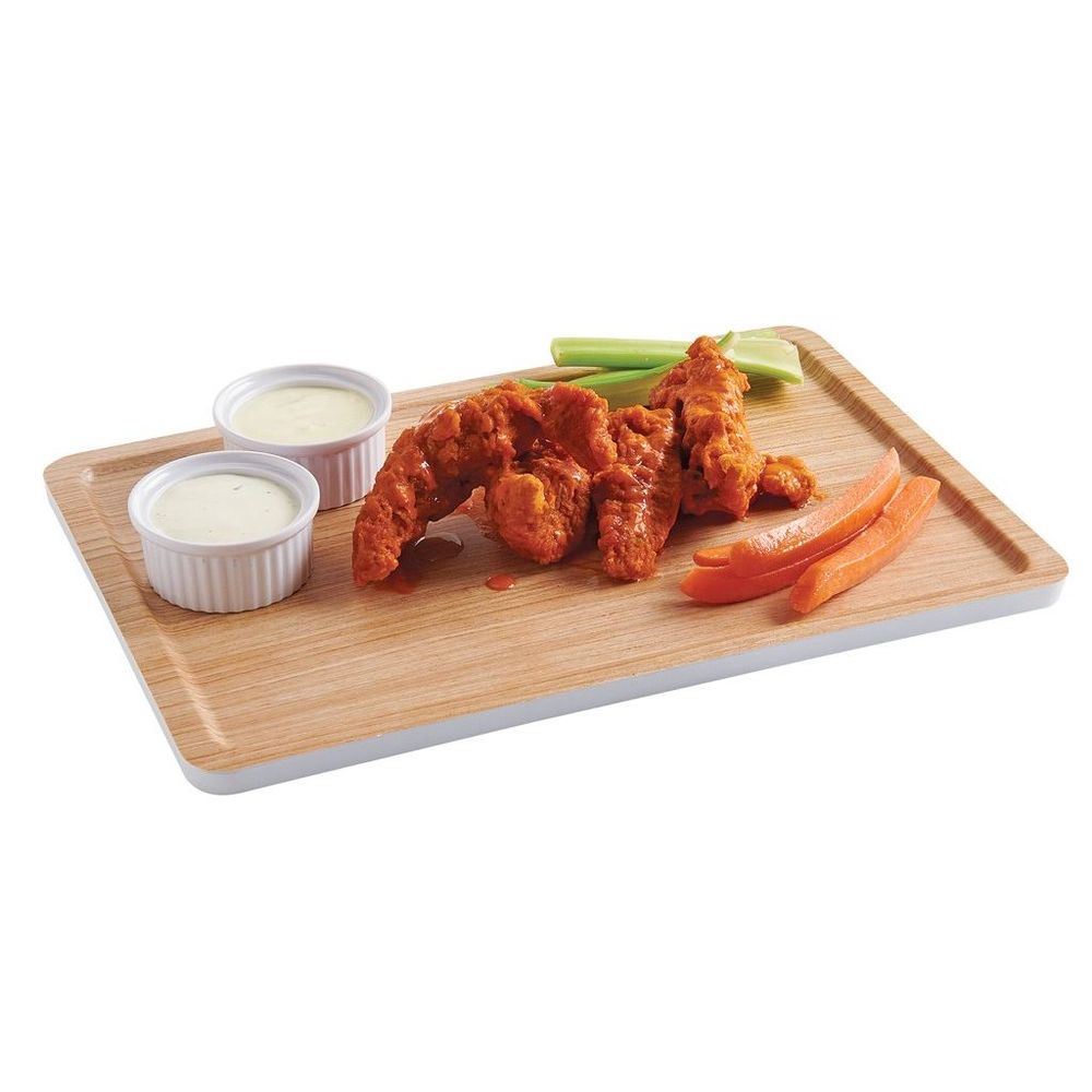 Cal-Mil Finn Natural Wood Effect Rectangular Modular Melamine Tray, 13 ...