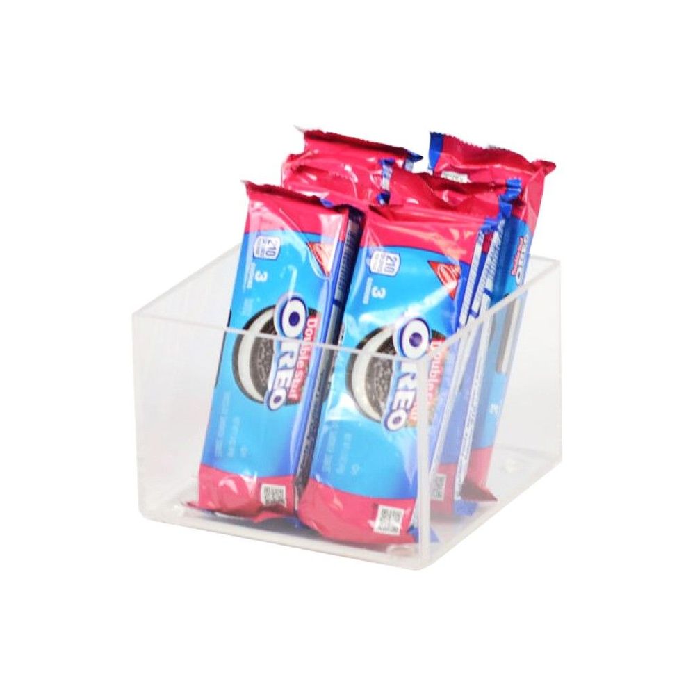 Cal-Mil Modular Clear Acrylic Display Box, 6 x 6 x 4 inch -- 4 per case