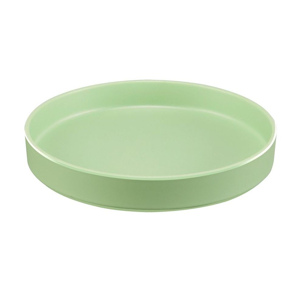Cal-Mil Hudson Matcha Raised Rim Melamine Plate, 10 inch Dia. x 1.5 ...