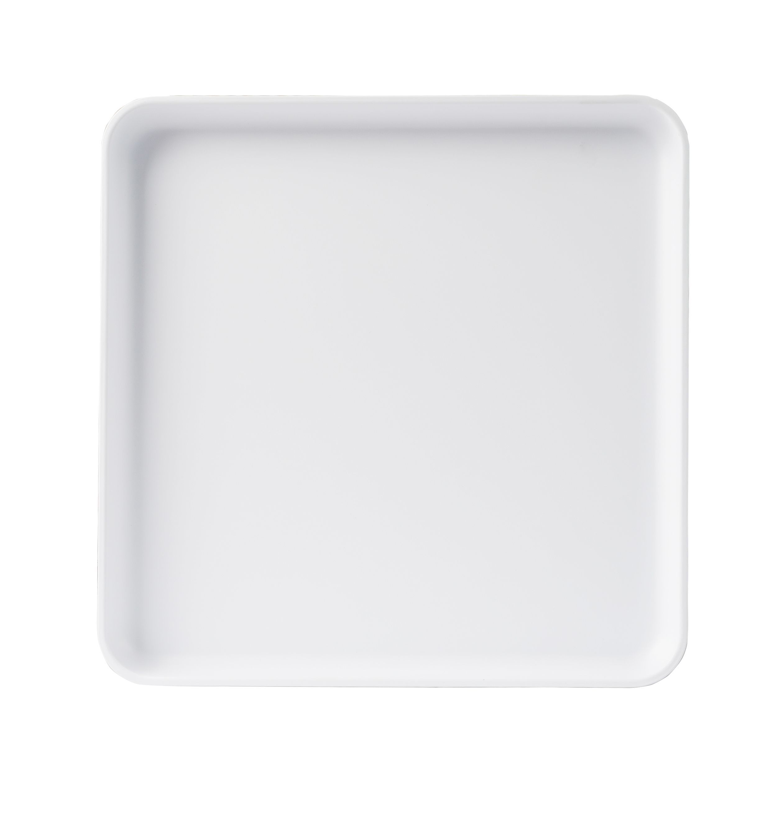 Cal Mil Hudson White Square Melamine Plate, 11 inch Width x 11 inch ...