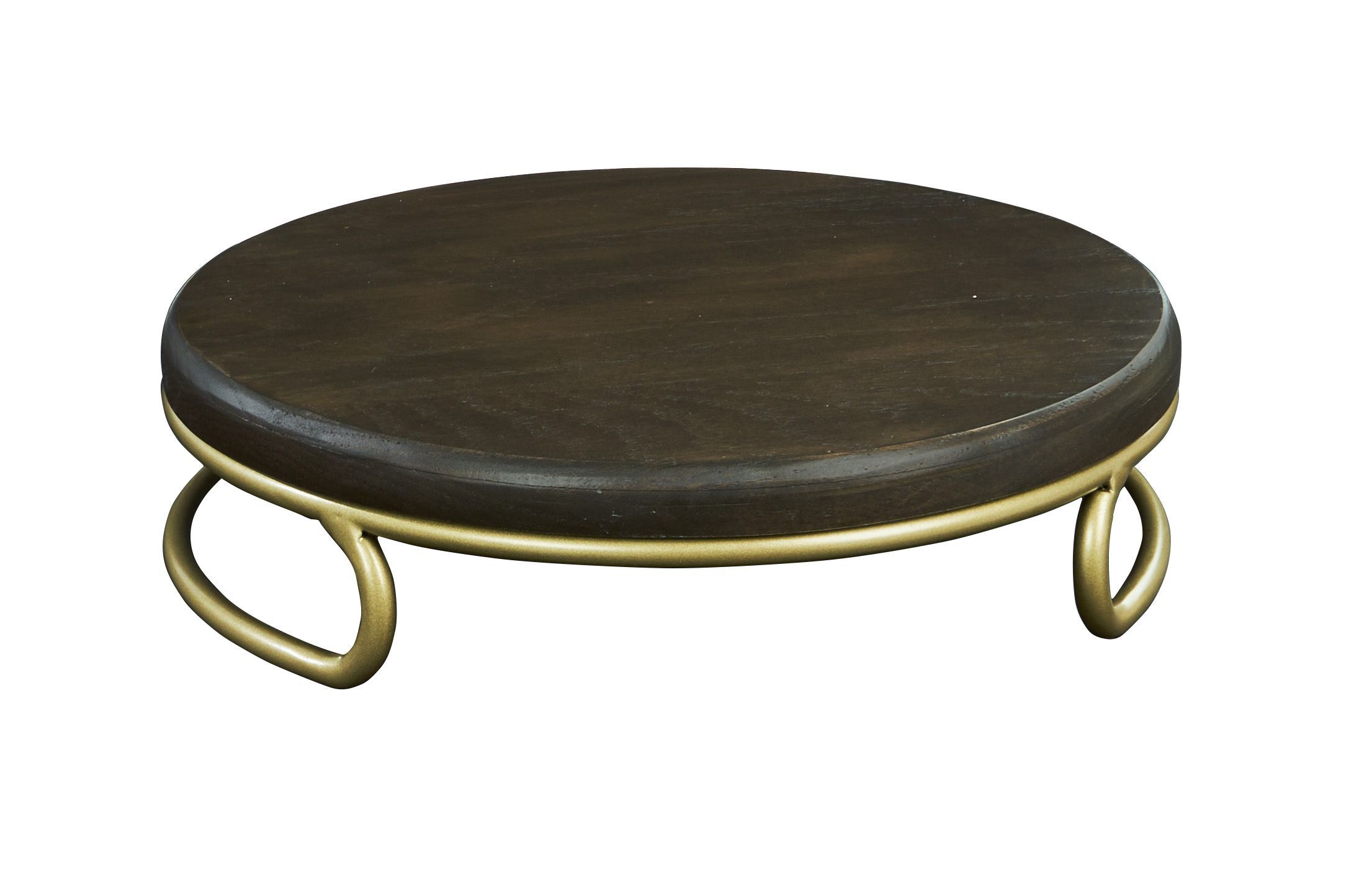 Cal Mil Heritage Round Wood Riser, 12 inch Dia. x 3 inch Height ...