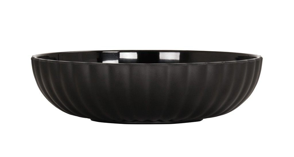 Cal Mil Black Scalloped Bowl, 76 Ounce Capacity -- 6 per case ...