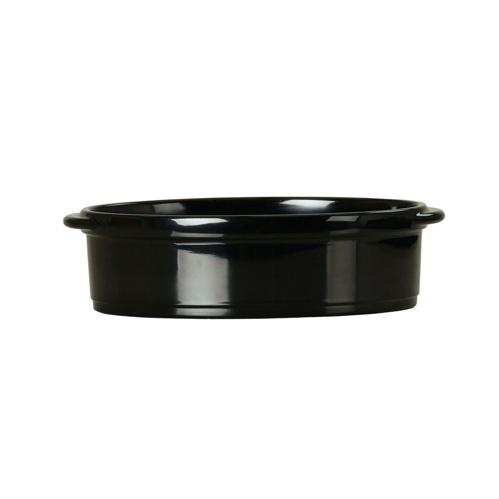 Cal-Mil Melamine Oval Black Cocotte, 7.250 inch Width x 4 inch Depth x 1.75 inch Height -- 6 per ...