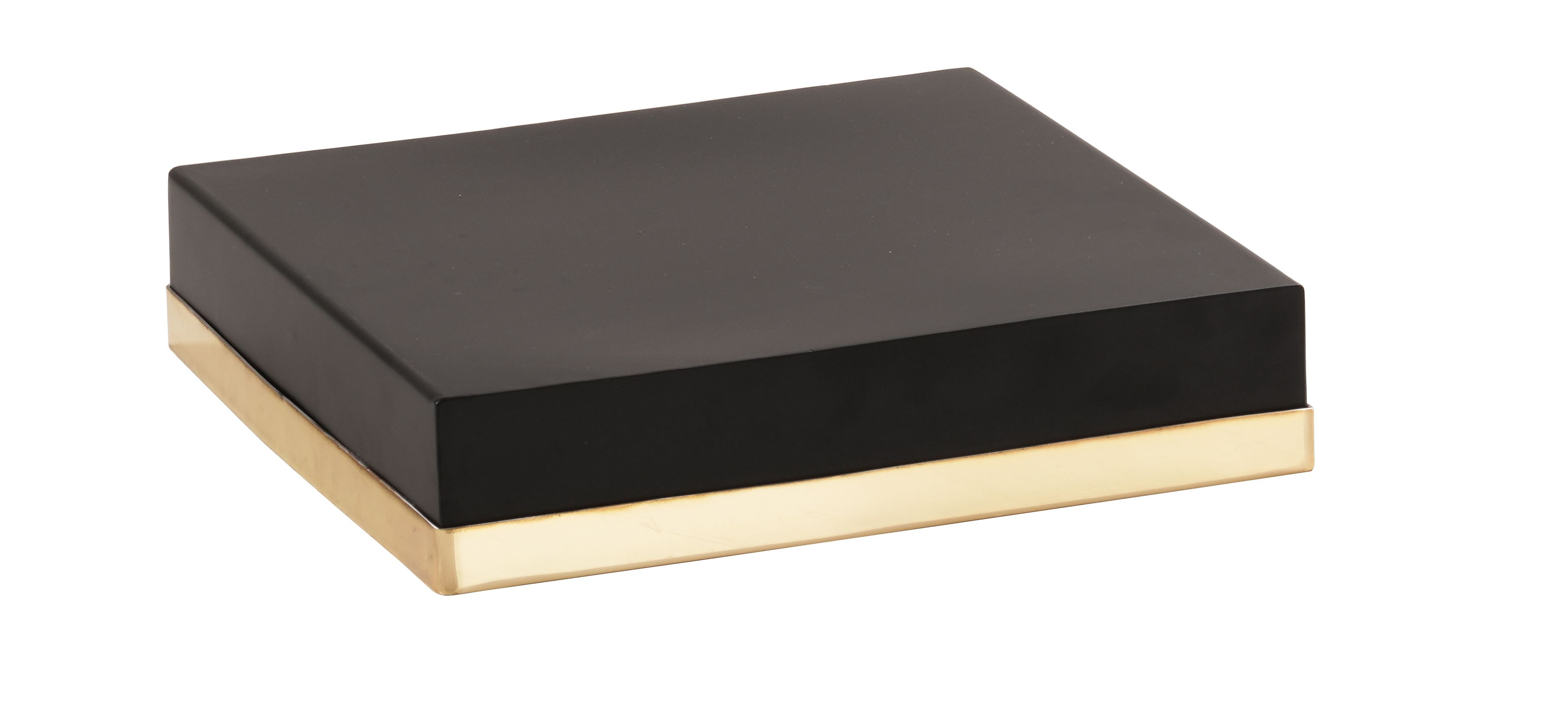 Cal Mil Monaco Square Black/Gold Metal Display Riser, 14 inch Width x ...