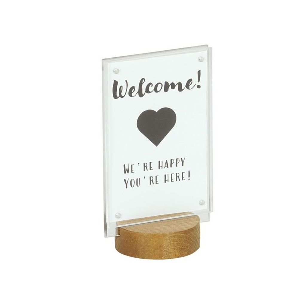 Cal-Mil Madera 4 x 6 inch Card Holder, 4 x 3 x 7.13 inch -- 6 per case