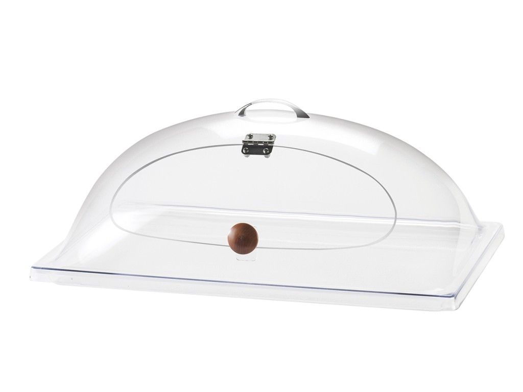 Cal Mil Dome Cover with Front Door, 15.5 inch Width x 11.375 inch Depth ...