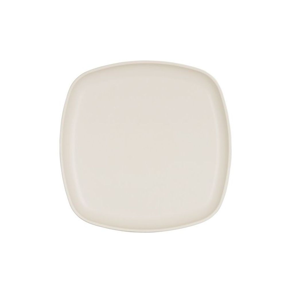 Cal-Mil Oslo Melamine Ivory Square Plate, 10 inch Width x 10 inch Depth ...