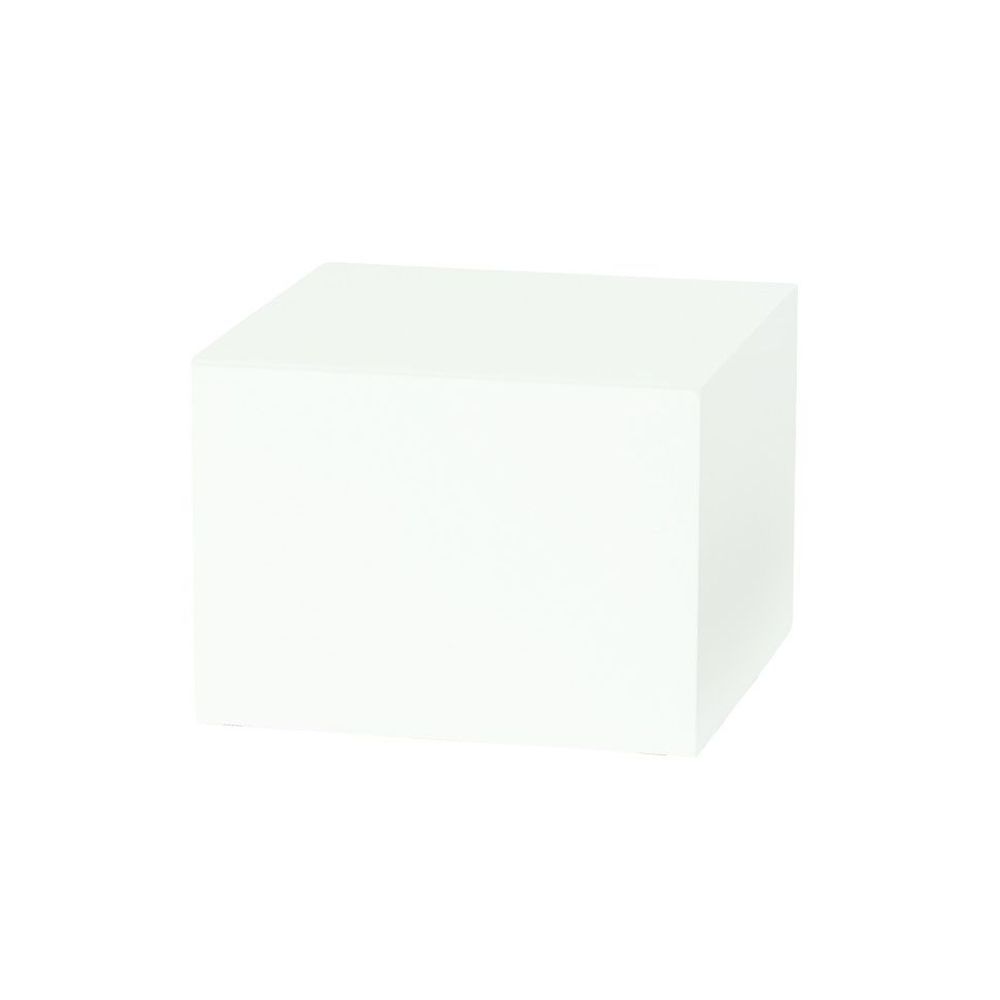 Cal-Mil Juno Durable White Metal Cube Riser, 14 inch Width x 14 inch ...