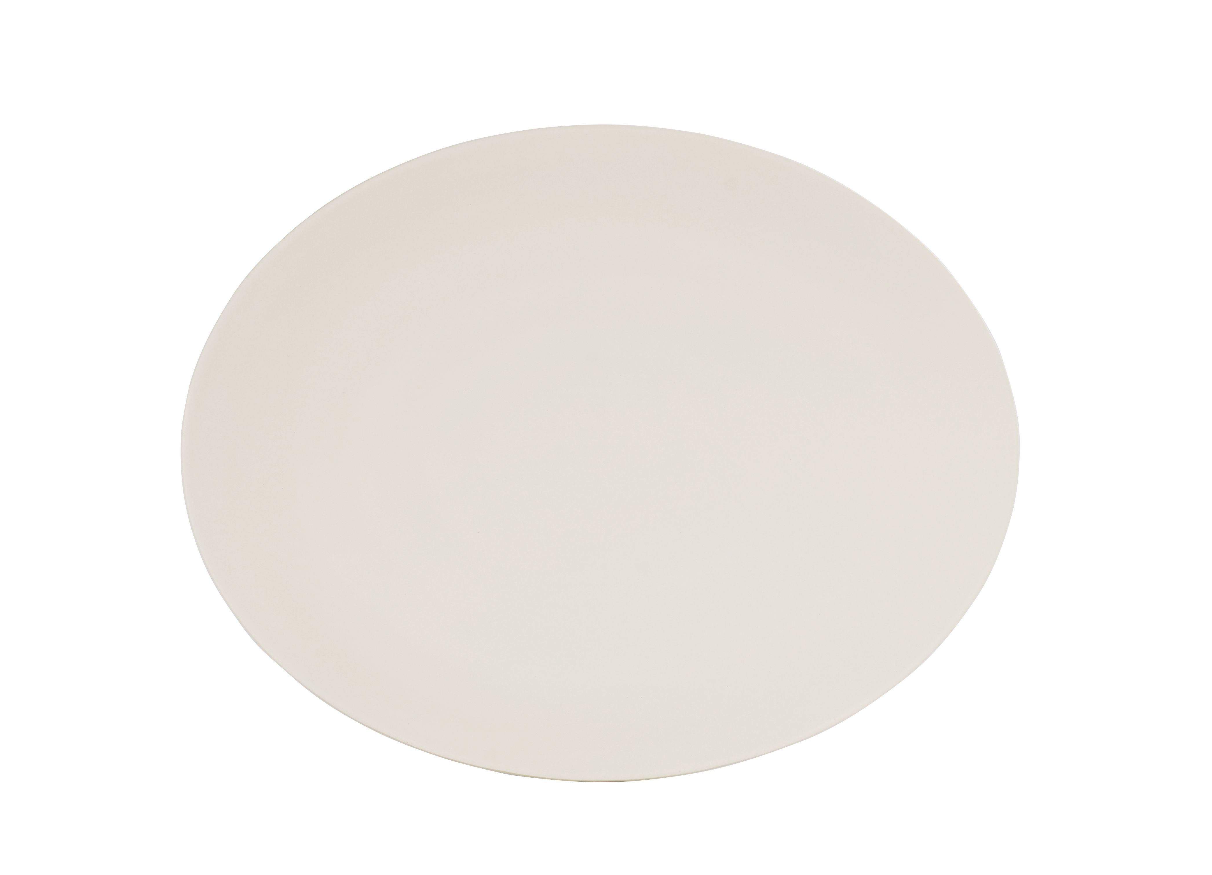 Cal-Mil Hand Thrown Ivory Oval Melamine Platter, 11 inch Width x 8 inch ...