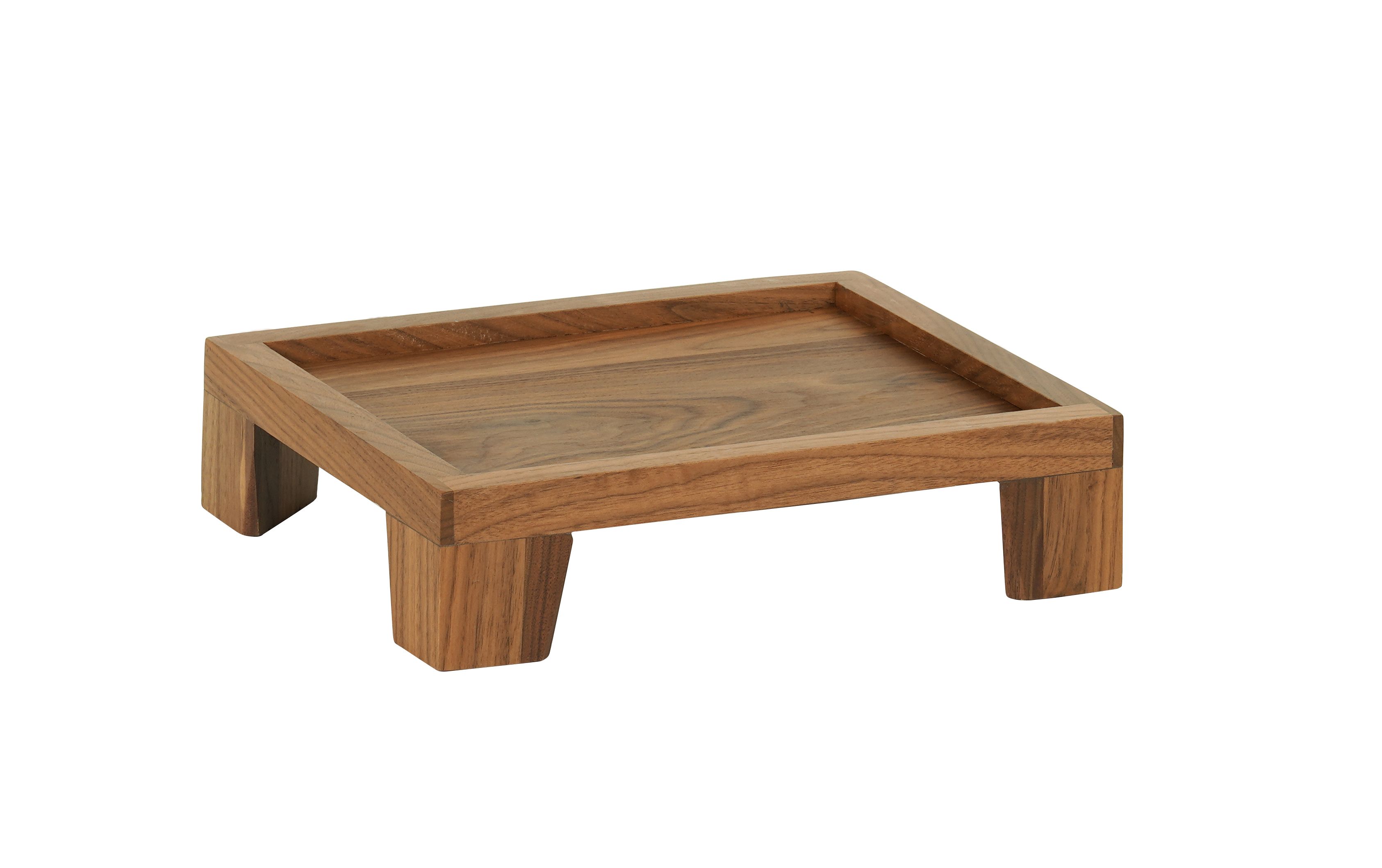 Cal Mil Sydney Walnut Taper Leg Riser, 10 inch Width x 12 inch Depth x ...