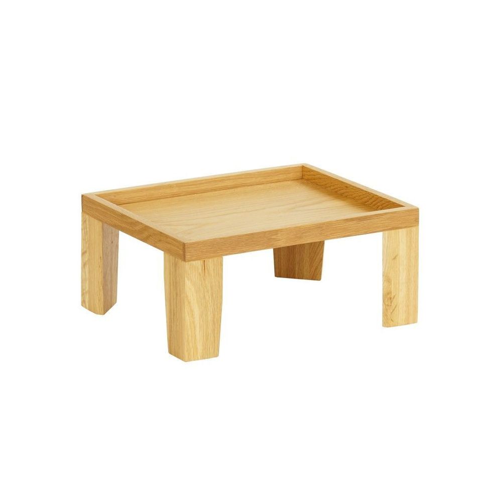 Cal-Mil Sydney Oak Taper Leg Riser, 10 inch Width x 12 inch Depth x 6 ...