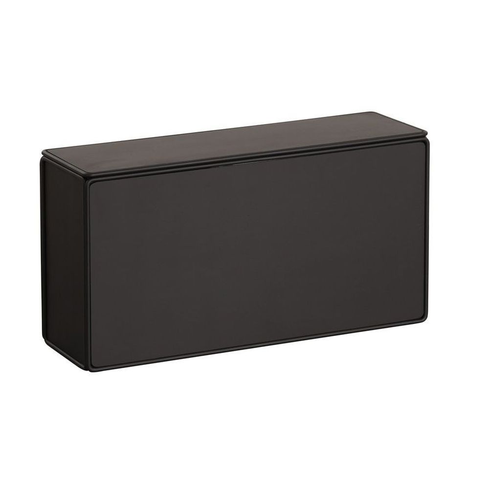 Cal-Mil Onyx Durable Black Metal Rectangular Riser, 20.5 inch Width x 7 ...
