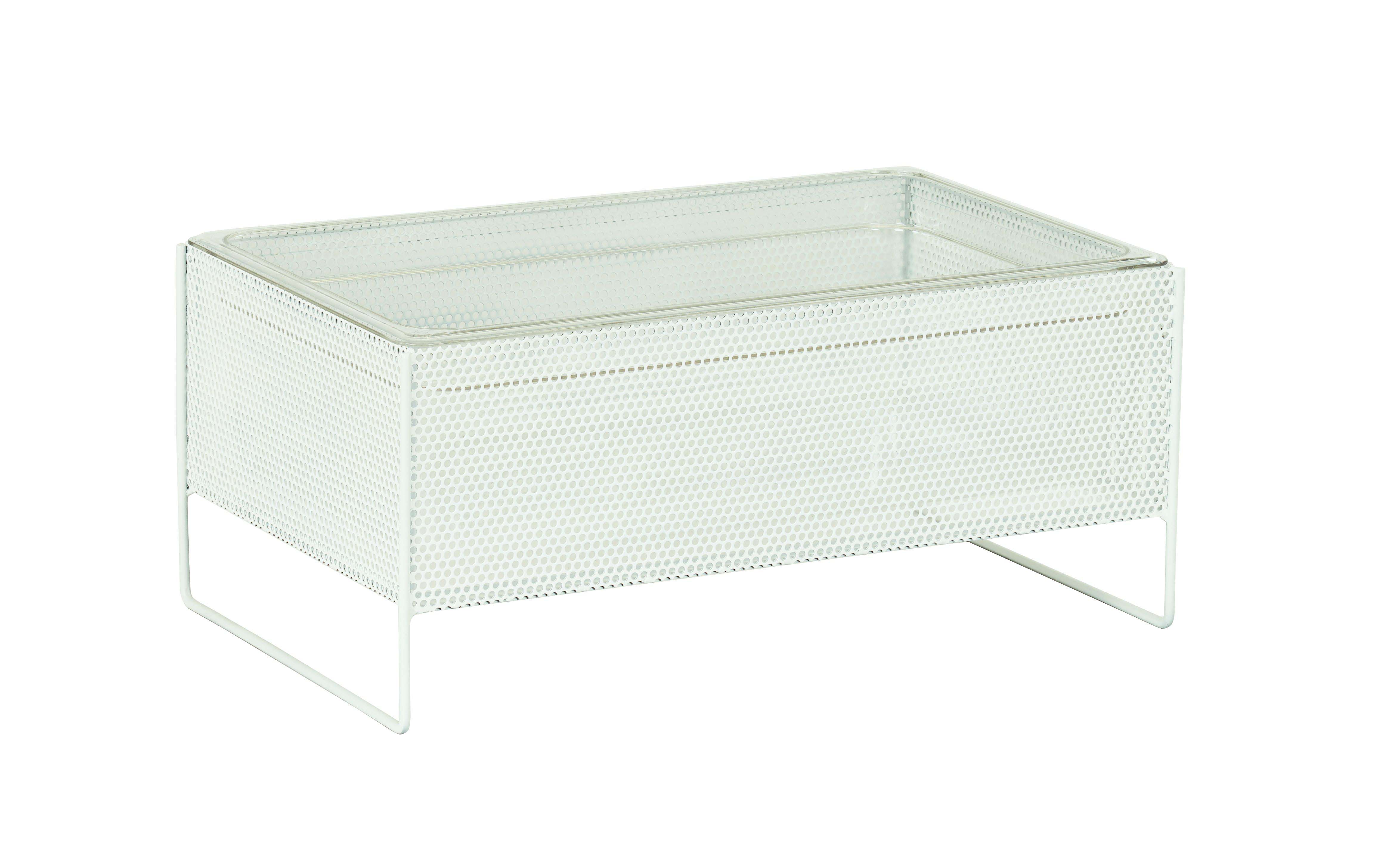 Cal Mil Juno White Ice Box, 21 inch Width x 13 inch Depth x 9 inch Height | FoodServiceDirect ...