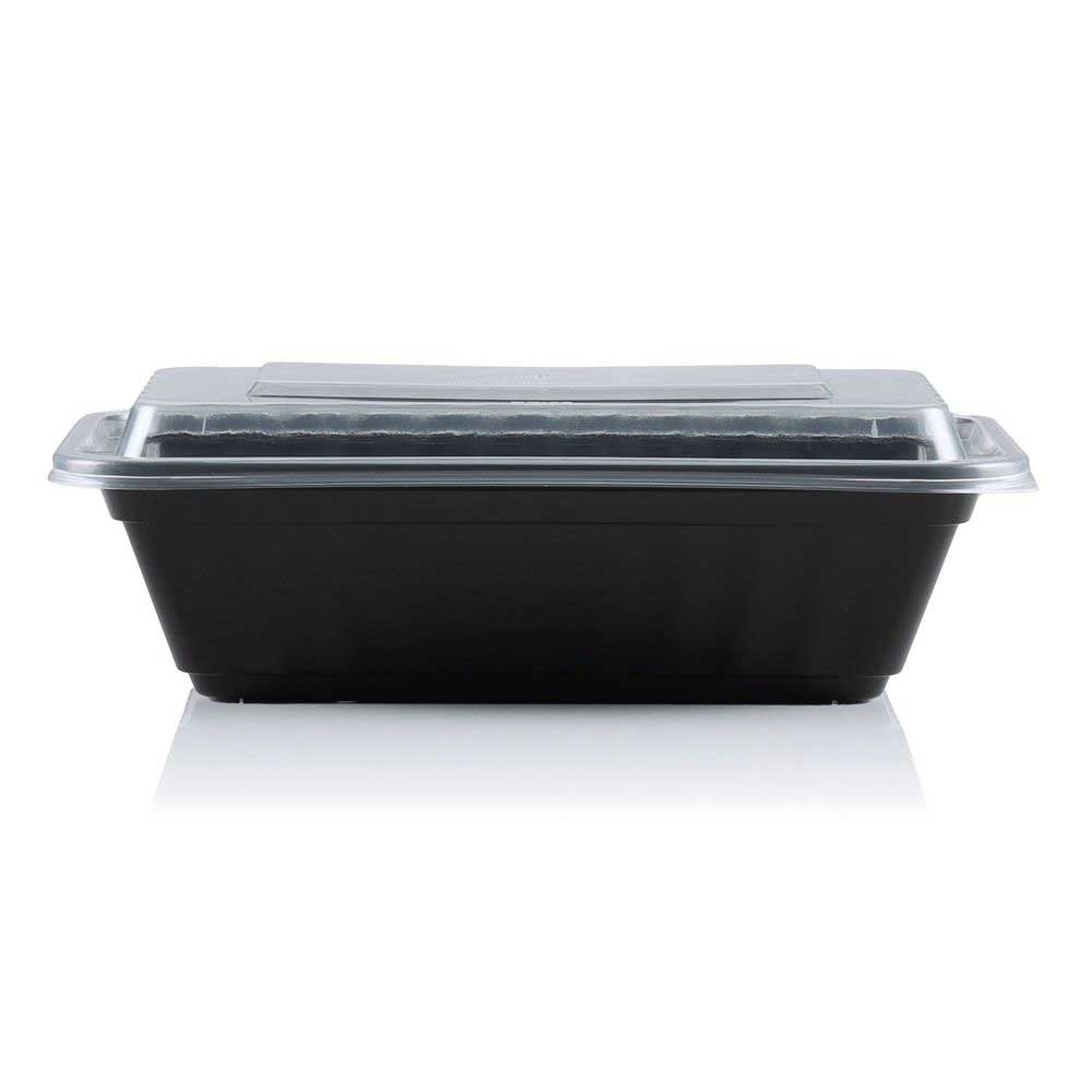 American Maid Rectangular 24 Ounce Meal Prep Containers with Lids, 150 set