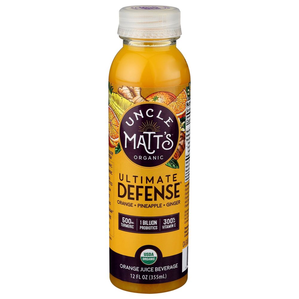 Uncle Matts Organic Turmeric Orange Juice Beverage, 12 Fluid Ounce -- 6 ...
