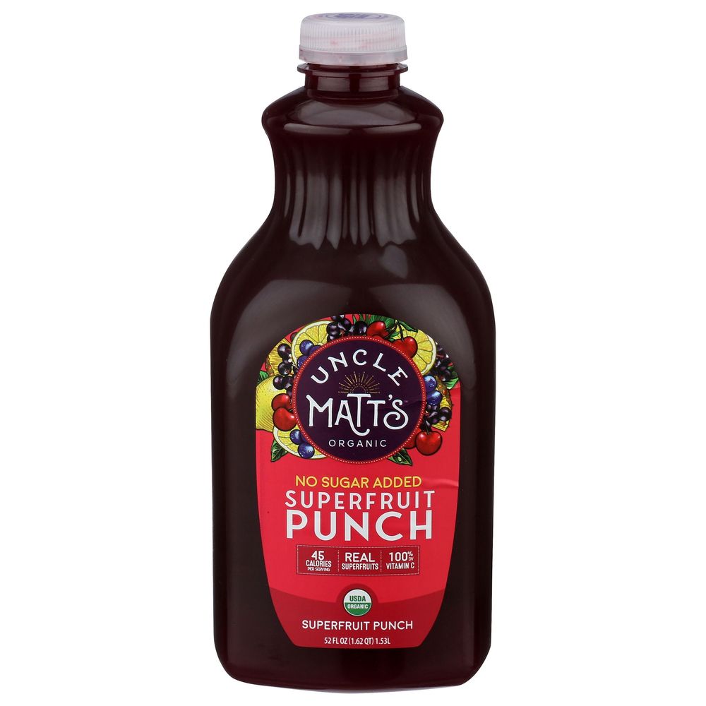 Uncle Matts Organic Superfruit Punch, 52 Fluid Ounce -- 6 per case