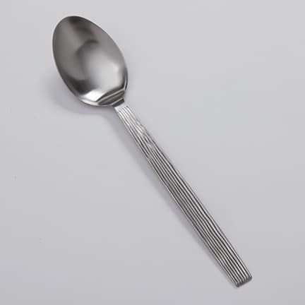 American Metalcraft Wavy Aged Stainless Steel Solid Spoon, 13 1/4 inch ...