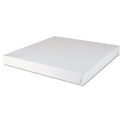 SCT White Paper Lock-Corner Pizza Box, 18 x 18 x 1.88 inch -- 50 per ...