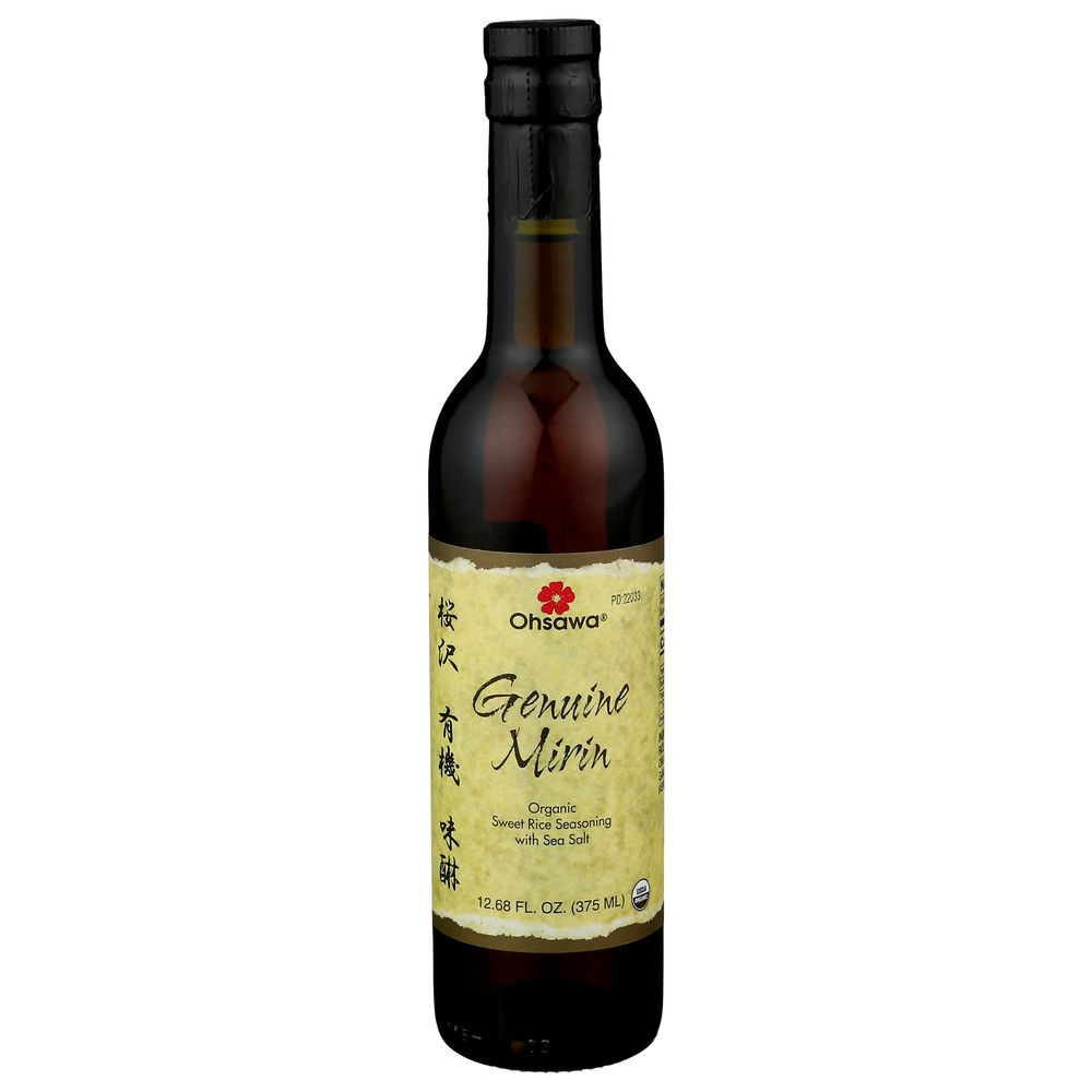 Ohsawa Organic Genuine Mirin Sweet Rice Seasoning with Sea Salt, 12.68 ...