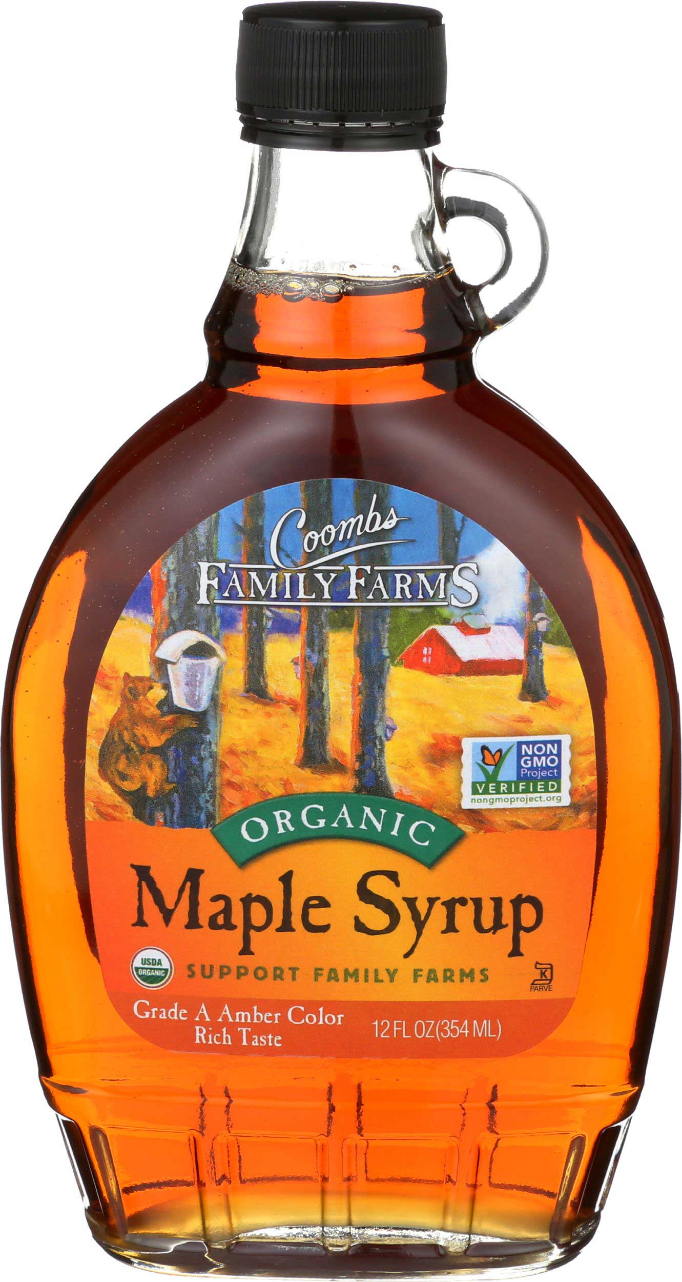 Coombs Family Farms Organic Grade A Amber Color Rich Taste Maple Syrup ...