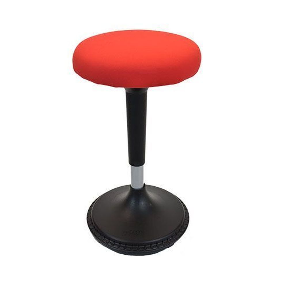 Uncaged Ergonomics Round Red Wobble Stool | FoodServiceDirect