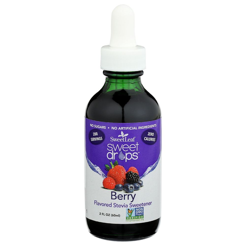 Sweet Leaf Sweet Drops Berry Flavored Liquid Sweetener, 2 Ounce -- 3 ...