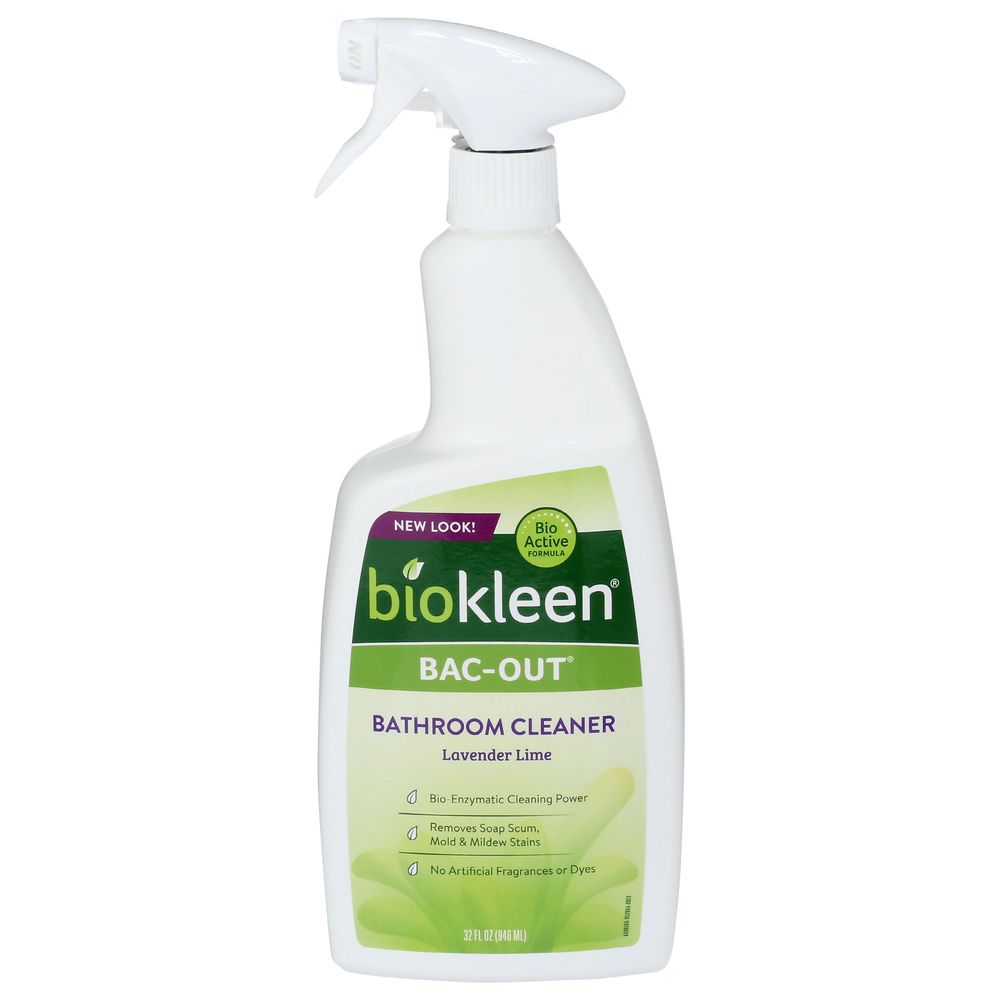 Biokleen Bac-Out Lavender Lime Bathroom Cleaner Spray, 32 Fluid Ounce