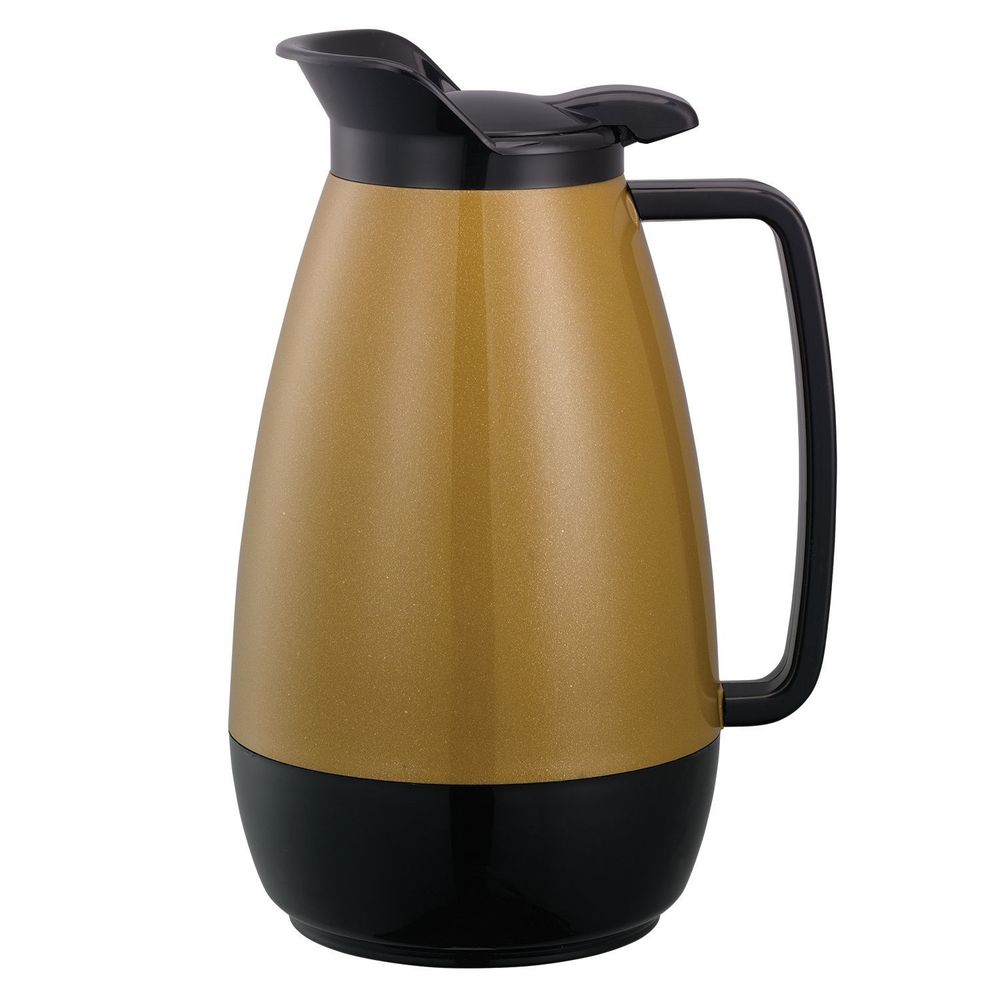 Service Ideas Thermo Serv Metallic Gold and Black Finish Foam Insulated ...