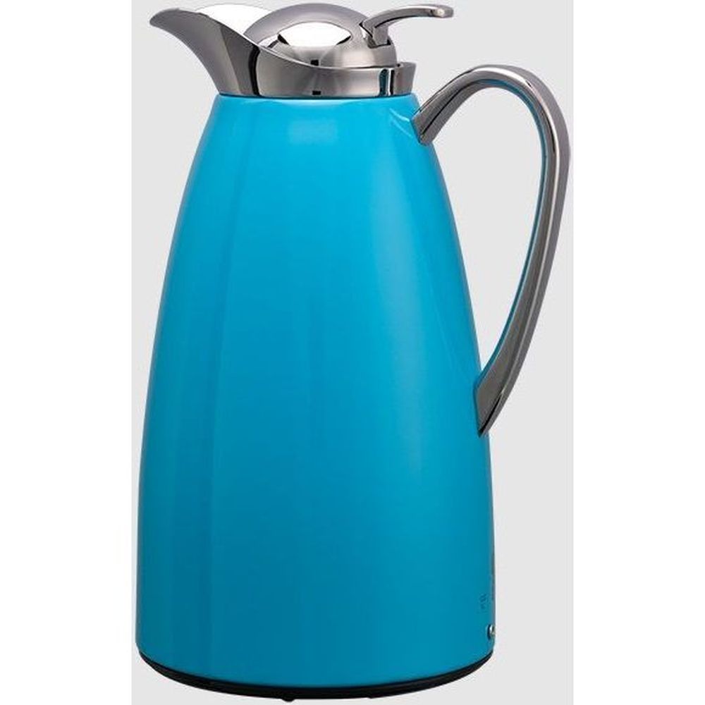 Service Ideas Classy Blue Finish Stainless Vacuum Insulated Carafe with ...