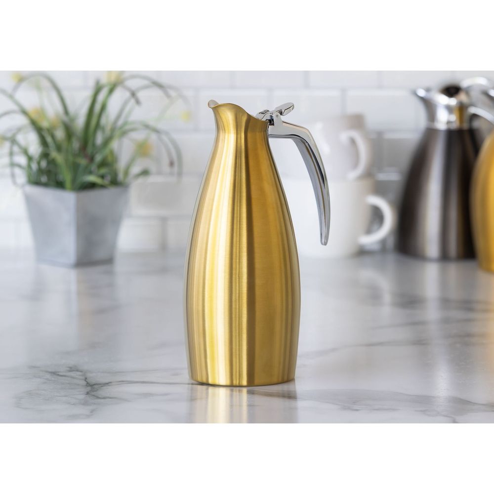 Service Ideas Altus Series Stainless Steel Vintage Gold Vacuum ...