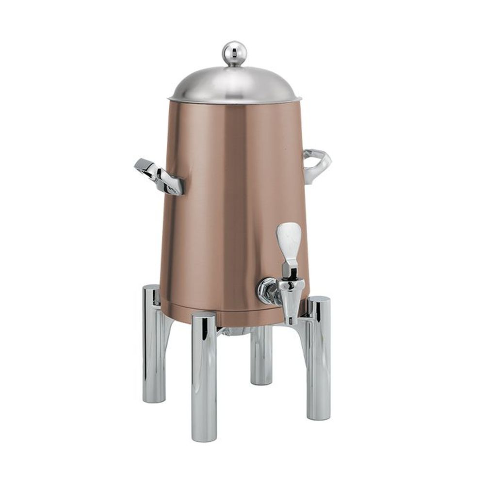 Service Ideas Flame Free Thermo Urn Metallic Elements Rose Gold Round ...